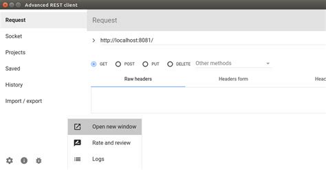 Advanced Rest Client Application Advanced Rest Client Is Not In A Tab