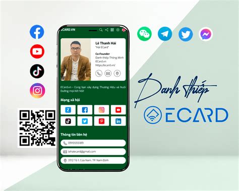Danh Thiếp Ecard Online Bio Link Ecard Profile Cá Nhân