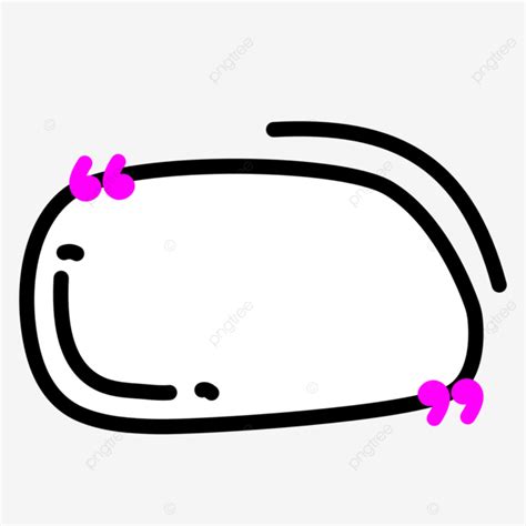 Cute Clipart Hand Drawn Text Border Vector Text Border Text Box Quote Box Png And Vector With