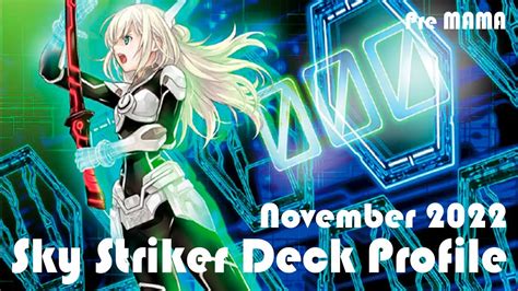 Sky Striker Deck Profile November 2022 Pre Magnificent Mavens Youtube
