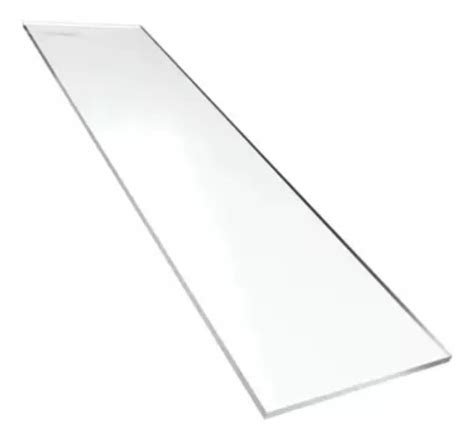 Placa Acrílico Transparente 40x10 Cm C 2mm MercadoLivre