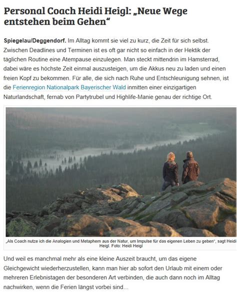 Heidi Heigl Personal Coaching And Unternehmensentwicklung Leaders By