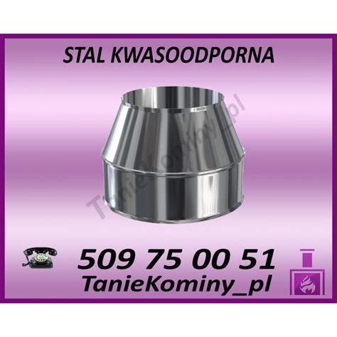 USTNIK ZAKOŃCZENIE KOMINA MAT rdzeń Fi 180 płaszcz Fi 240