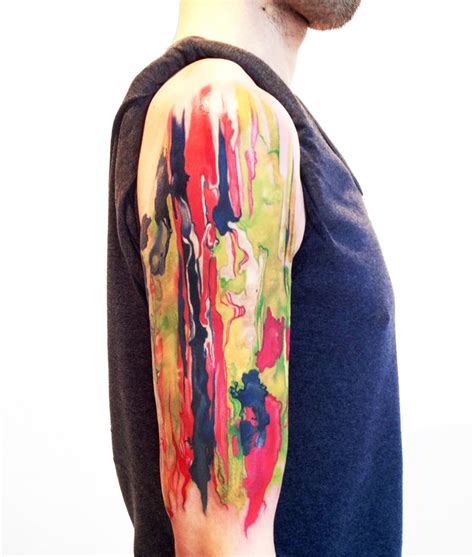 Splatter Art Tattoo