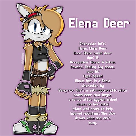 My Sonic Oc Whitetail Deer Sonic Character