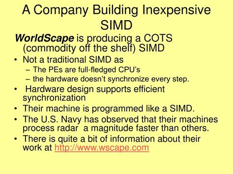 Ppt Simd And Associative Computational Models Powerpoint Presentation Id3085549