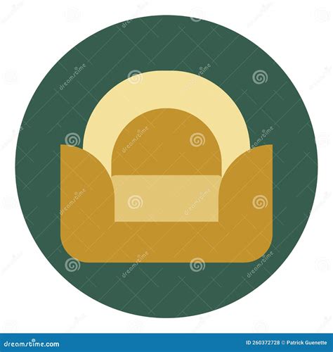 Living Room Chair Icon Stock Vector Illustration Of Royal 260372728
