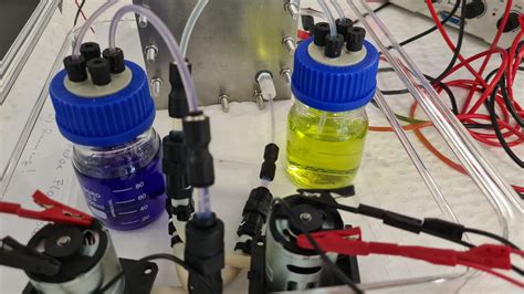 Setting Up A Vanadium Redox Flow Battery Vrfb Experiment For Teaching