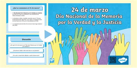 Actividad 24 De Marzo Para Primaria Twinkl Argentina