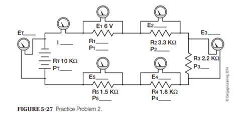 solved find the missing values in the circuit shown in figure 5 27