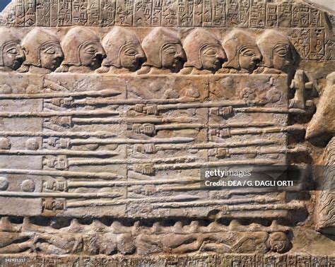 Stele Of The Vultures Limestone Slab Depicting King Eannatums