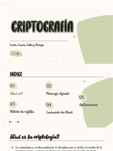 Criptografía Pdf Criptoanálisis Criptografía