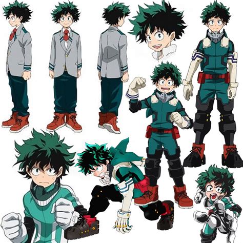 Deku Reference Sheet In Anime Style Drawing Ideas List My Xxx Hot Girl