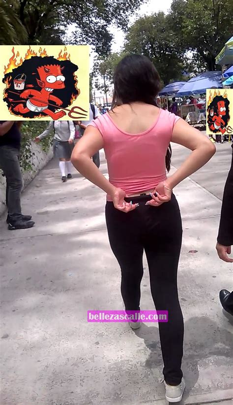 Bonita Chica Marcando Tanga Mujeres Bellas En La Calle