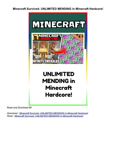 Download Book Pdf Minecraft Survived We Survived 100 Days In A