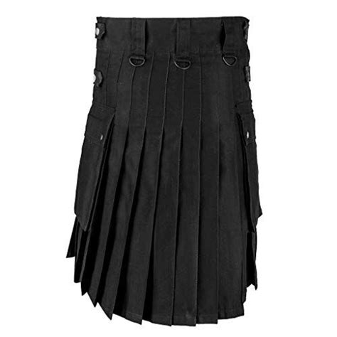 Mens Scottish Kilts Vintage Gothic Pleated Skirt Vintage Scotland Plaid