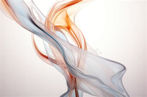 Fluid Dynamics Clear Liquids Forming Elegant Curves Abstract Background Evoking Serenity And