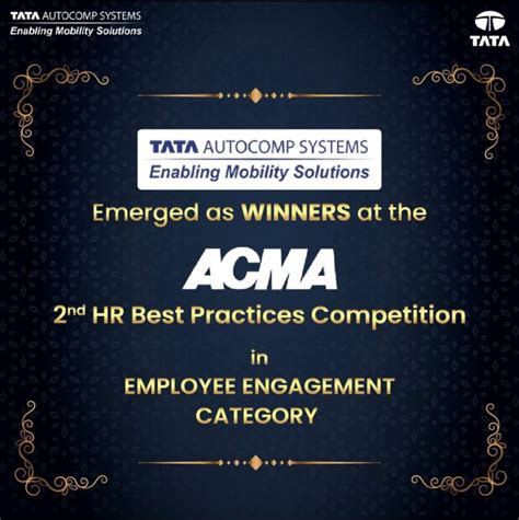 Tata Tataautocomp Acma Hr Employeeengagementactivity Hrexcellence