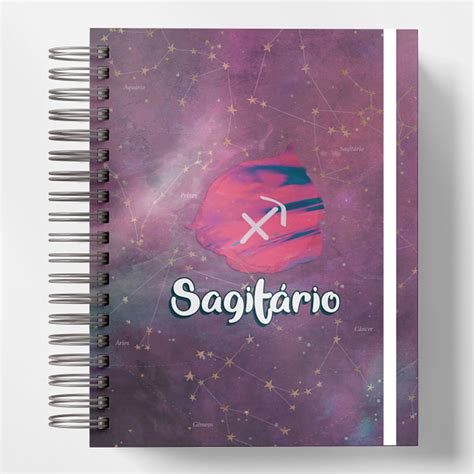 Planner Permanente Signos Sagitário Apanda Papelaria Criativa