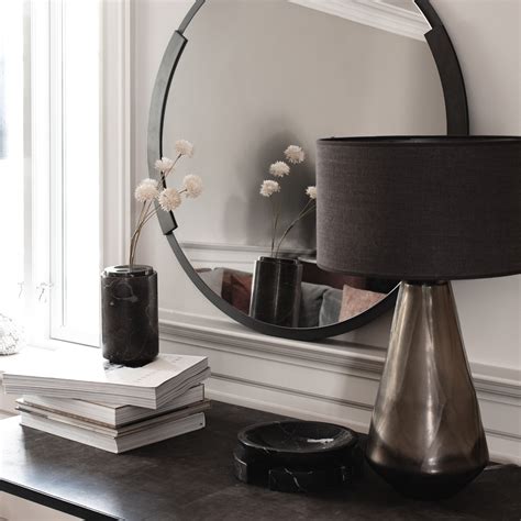 Obsidian Ombre Glass Table Lamp Brandt Copenhagen