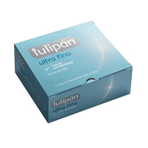 Preservativo Tulipán Ultra Fino x 12 cajas x 3 un