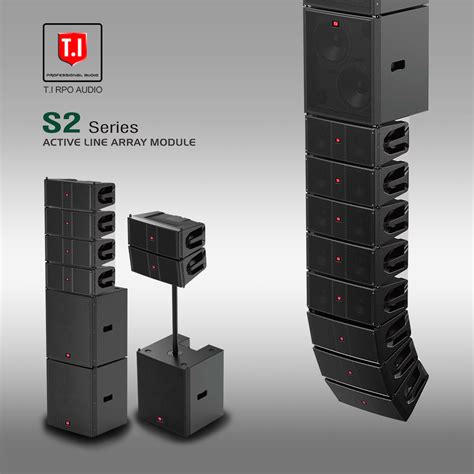 High Quality Waterproof Concert Stage Sound System Dual 65 Inch Active