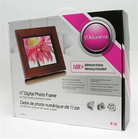 Aluratek 11 Digital Photo Frame Review The Gadgeteer