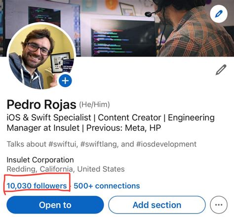 pedro rojas on linkedin just hit 10k followers on linkedin 🎉 so