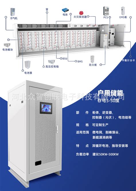 集装箱储能系统1mw用户侧光伏工商业储能削峰填谷储能光伏配储 阿里巴巴