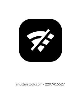 Offline Wifi Icon Vector Failure Wireless Stock Vector Royalty Free
