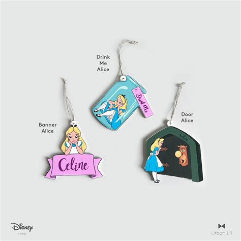 Alice In Wonderland Mini Alice Ornament