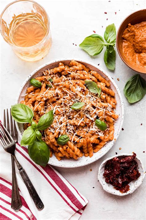 Red Pesto Pasta Salt And Baker