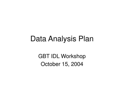 PPT Data Analysis Plan PowerPoint Presentation Free Download ID 317480