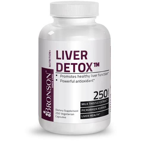 Liver Detox Formula Detoxification Support Supplements Bronson