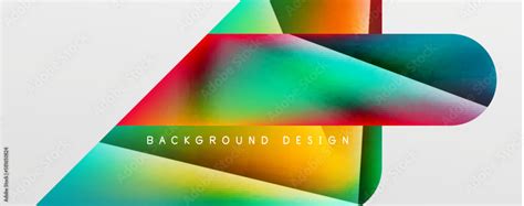 Triangle Fluid Color Gradient Abstract Background Vector Illustration