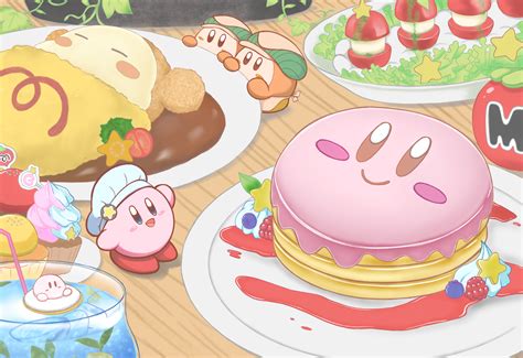Green Tea Ruru Kirby Waddle Dee Kirby Series Kirby Cafe Nintendo