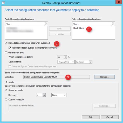 Create Compliance Settings For Mobile Devices In SCCM