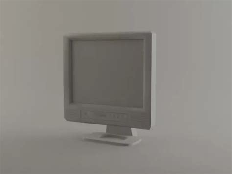 Lcd Screen Square Shape Free 3d Model 3ds Max Open3dmodel