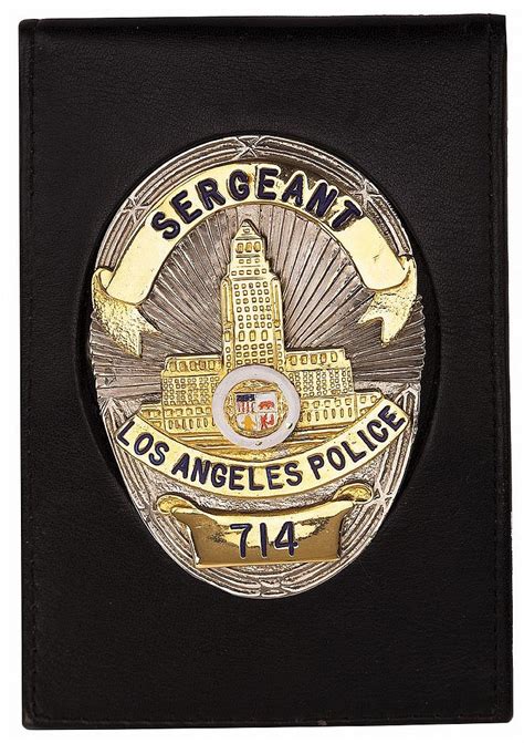 Dan Aykroyd Screen Used Sgt Joe Friday Police Badge In Wa