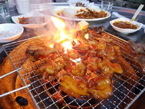 거창맛집 술마시기 좋은 연탄구이 술집 죽전 포장마차 네이버 블로그