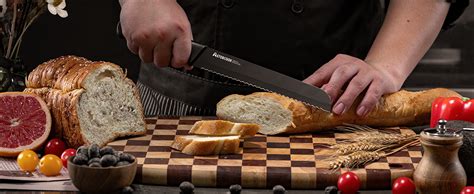 Astercook 15 Piece Knife Set With Sharpener Block German