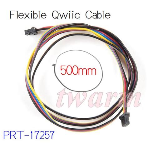 SparkFun原廠 Flexible Qwiic Cable 柔性電纜線500mm 500毫米 PRT 1725 蝦皮購物