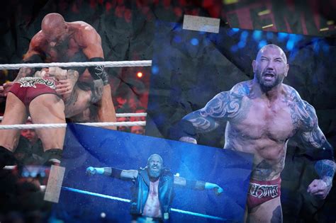 Hustle Photo Book Triple H Defeats Batista In A No Holds Barred Match