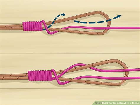 Simple Ways To Tie A Braid To A Mono 11 Steps With Pictures