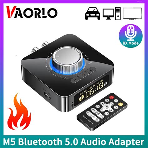 Led Digital Display Bluetooth 5 0 Audio Transmitter Receiver 3 5mm Aux R L Rca Tf U Disk Jack