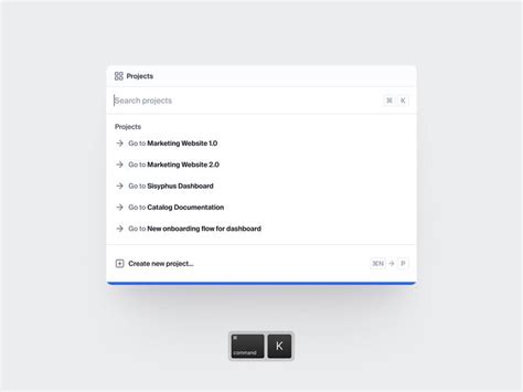 Command K Search Menu — Untitled Ui In 2025 Command Ui Design