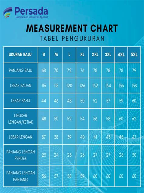 codeand measurement chart pdf