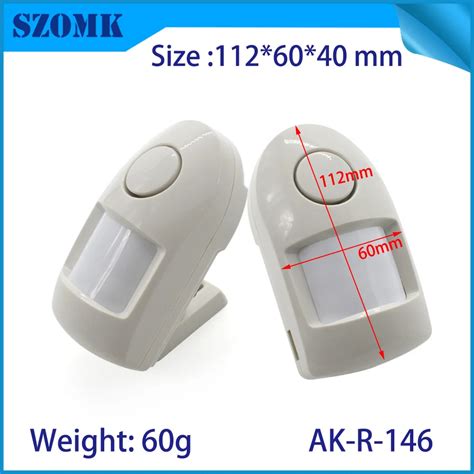 New PCB Design Infrared Motion Sensor PIR Alarm Detector Plastic Instrument Box Plastic