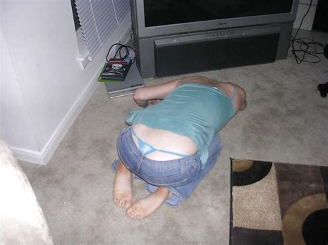 Visible Thongs In Public Xxx Porn Album