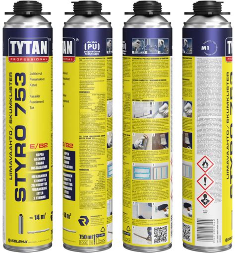 Tytan Styro 753 Pistol Limskum Rakennuskemia